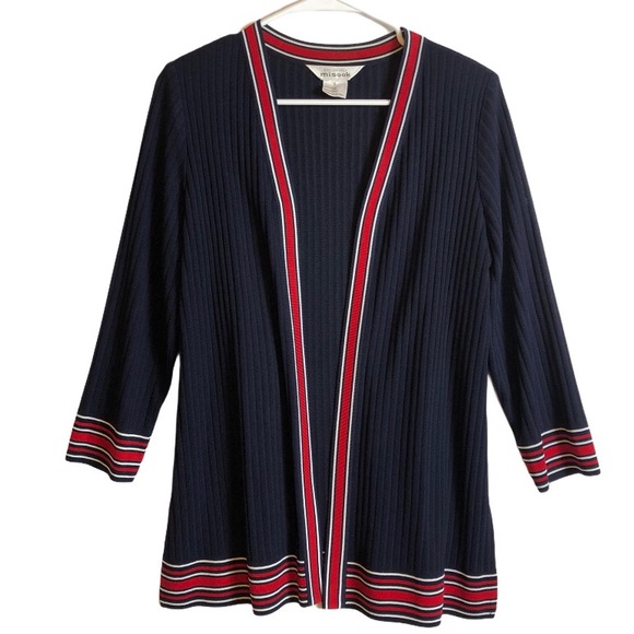 Misook | Sweaters | Exclusively Misook Navy Open Cardigan | Poshmark